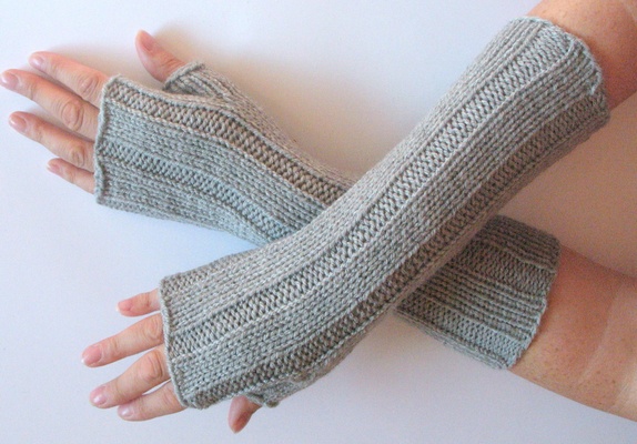 Pulsvanter Lysegrå grå Acrylic Ull - Epla