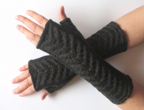 Pulsvanter svart acryl - Epla