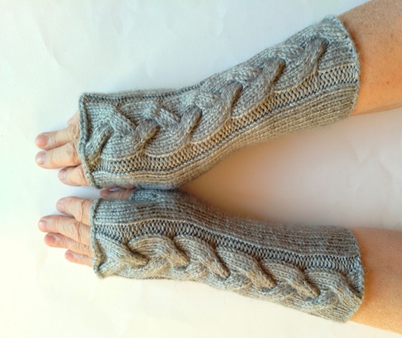 Grå Pulsvanter akryl Ull - Epla