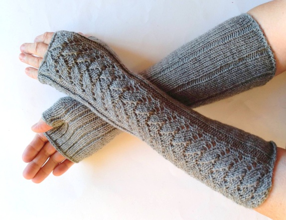 Grå Pulsvanter akryl Ull - Epla