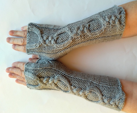 Grå Pulsvanter akryl Ull - Epla