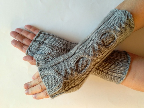 Grå Pulsvanter akryl Ull - Epla