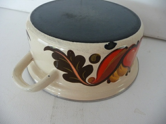 Retro emalje - kassarolle.- 70 talls - Epla