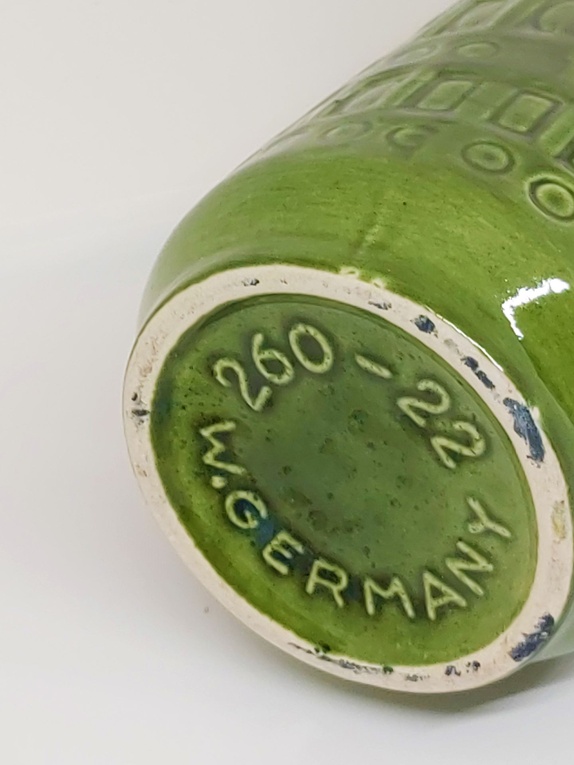 Vest tysk keramikk vase Scheurich ,Inka vase mod nr 260-22 - Epla