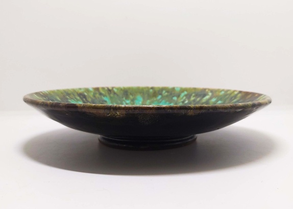 Signert keramikk fat, sunburst , atomic design - Epla