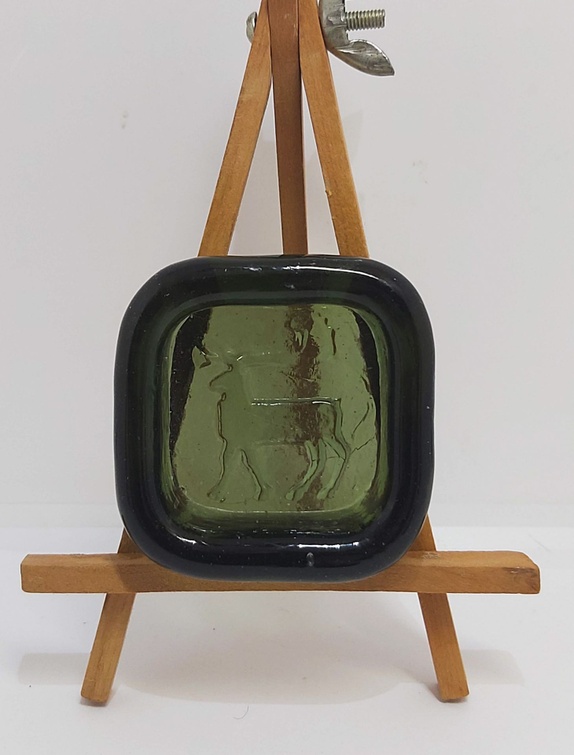 Norway Design, tre kunstglass askebegre, små fat, Studioglass, PLUS, Fredrikstad, - Epla