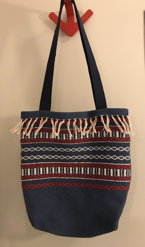 Skulderveske av ull-løper - Epla