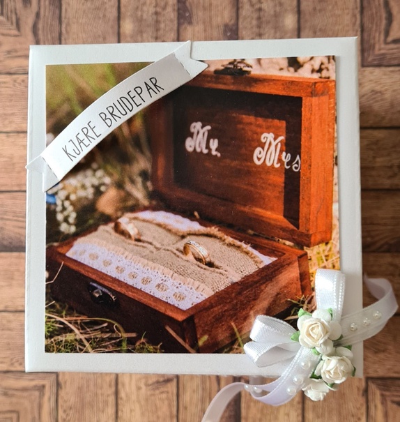 Bryllupskort / boks - Epla