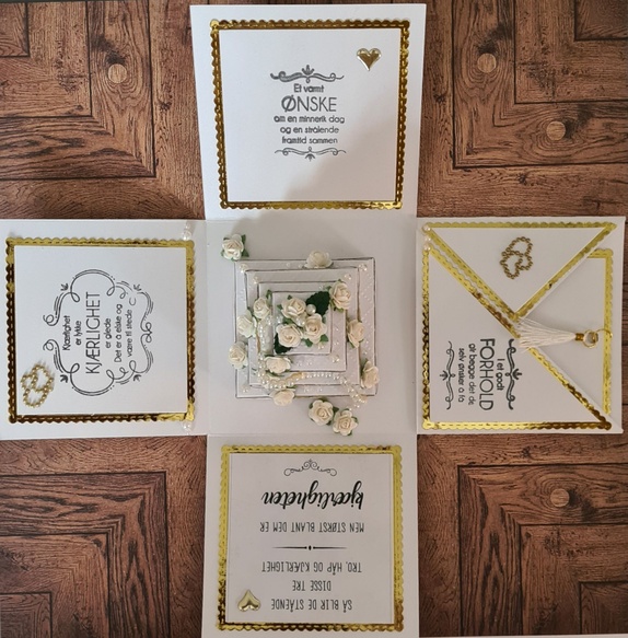 Bryllupskort / boks - Epla