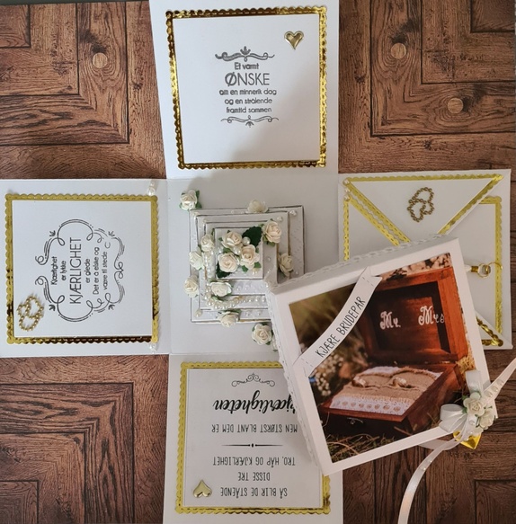 Bryllupskort / boks - Epla