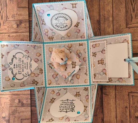 Dåpskort / boks - Epla