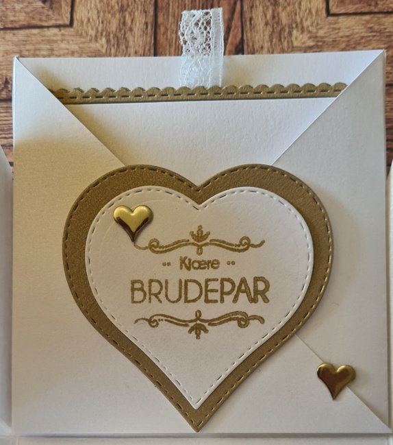 Bryllupskort / boks - Epla
