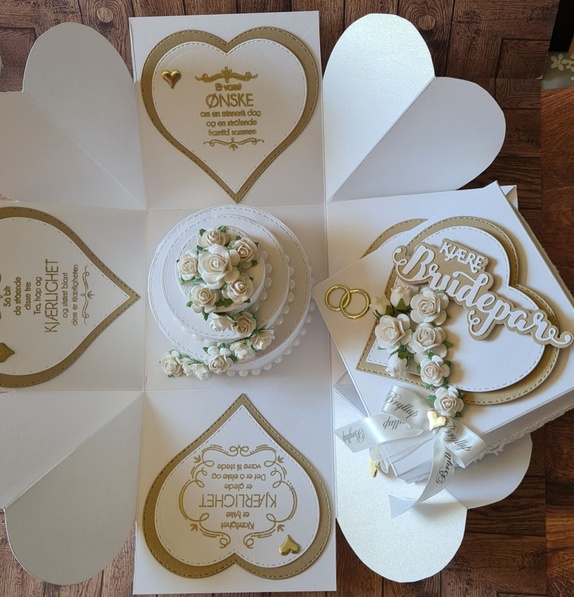 Bryllupskort / boks - Epla