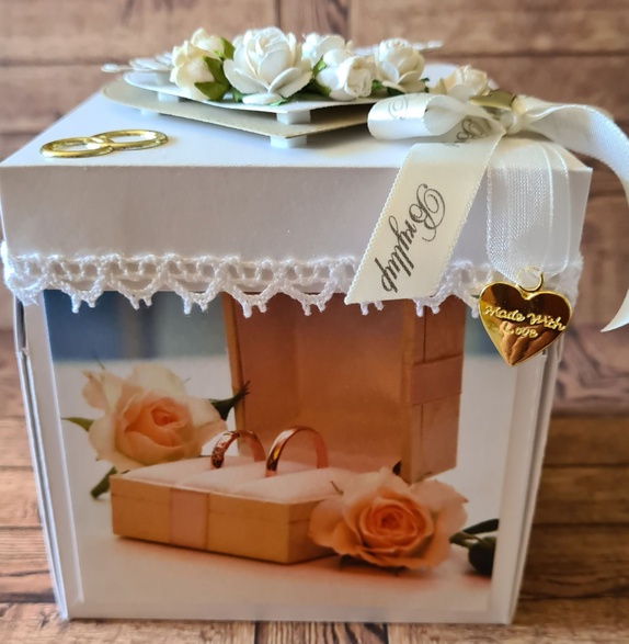 Bryllupskort / boks - Epla