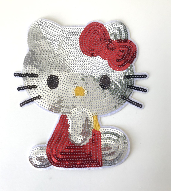 ⋆ SALG ⋆ Strykemerke - Hello Kitty (Stor) - Epla