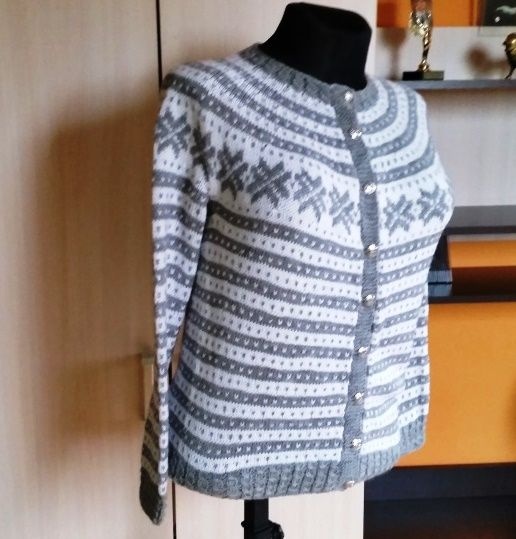 Fana kofte (L) Grå - Epla