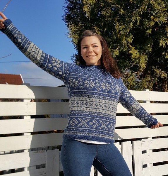 Snøhetta genser - Epla