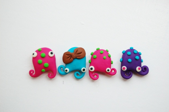 4 pk monster magneter - #2 - Epla