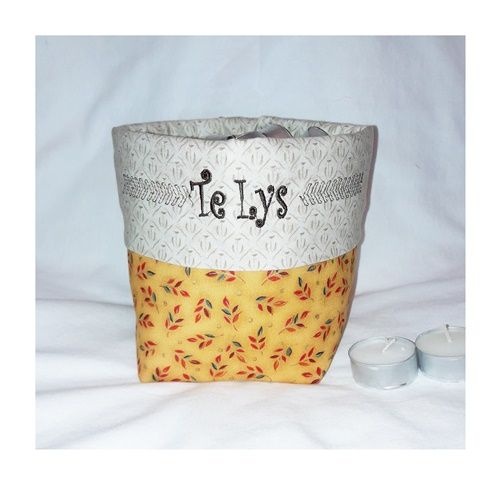 Pose til oppbevaring av Te-Lys - Epla