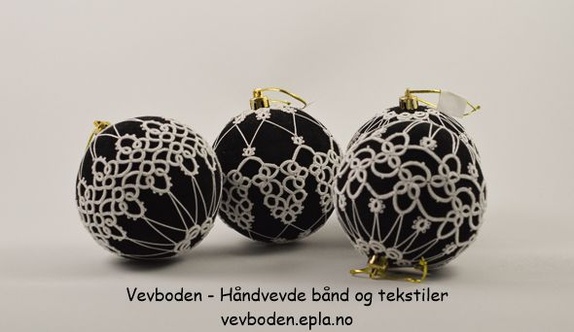 Stor julekule med nupereller - Epla