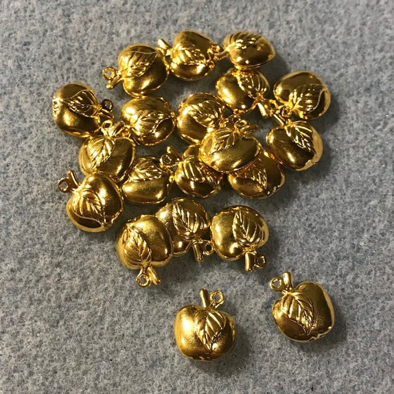 Charms eple 29 stk 14x10mm (#221) - Epla