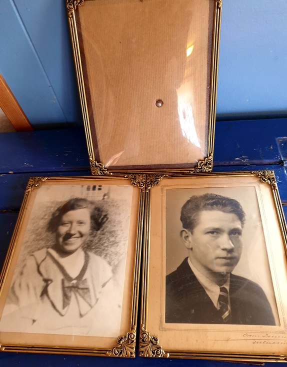 3 flotte gamle rammer i god stand - Epla