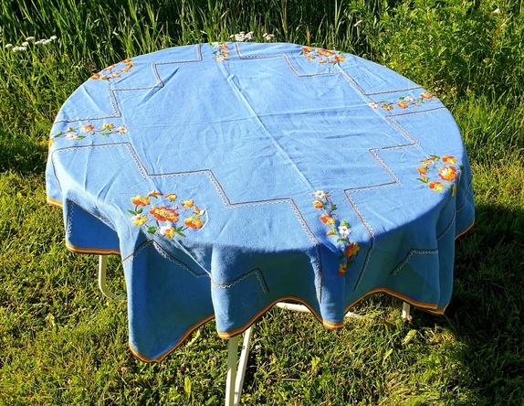 Vakker gammel duk - Epla