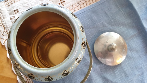 2 søte vintage bokser - Epla