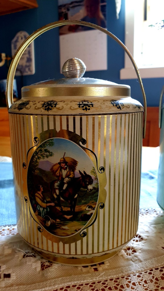 2 søte vintage bokser - Epla