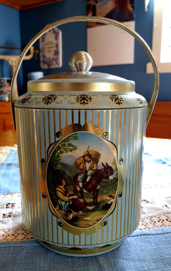 2 søte vintage bokser - Epla