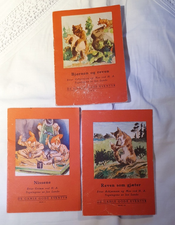 3 gamle eventyrbøker - Epla