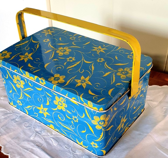 Vintage smørbrød boks - Epla