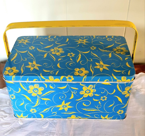 Vintage smørbrød boks - Epla