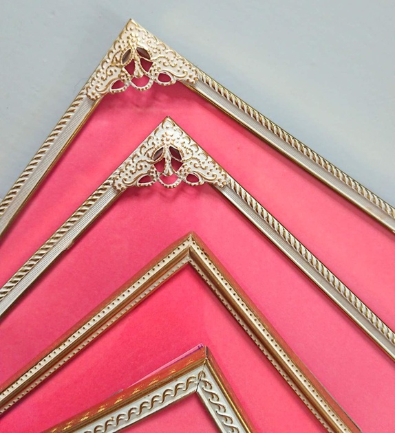 Rammesett 1: Fire gamle metallrammer - Epla