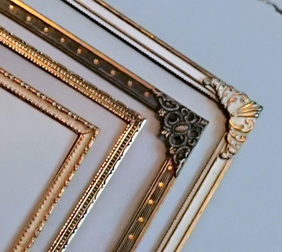 Vakre metallrammer med buet glass - Epla