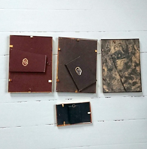 Rammesett 2: Fire gamle metallrammer - Epla