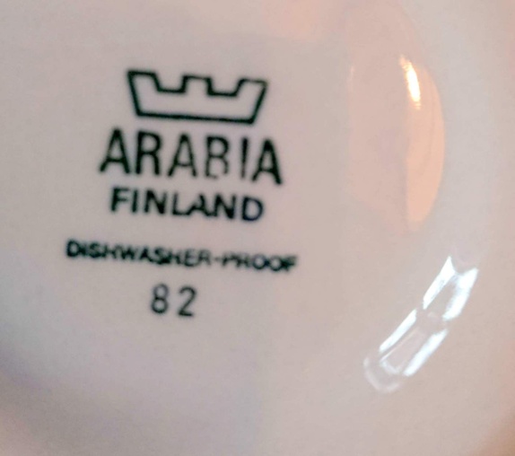 Arabia kopper/skåler - Epla