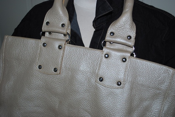 LISA COLL Stor, italiensk, skinnveske - Epla