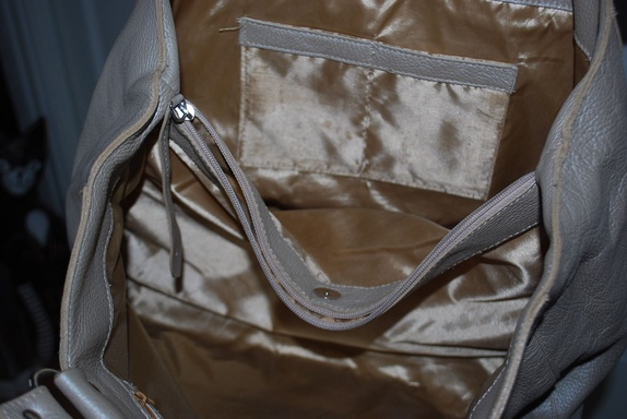 LISA COLL Stor, italiensk, skinnveske - Epla