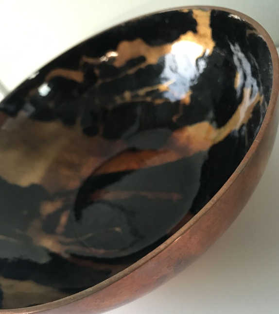 Drangsgaard emaljert kobberskål - Epla