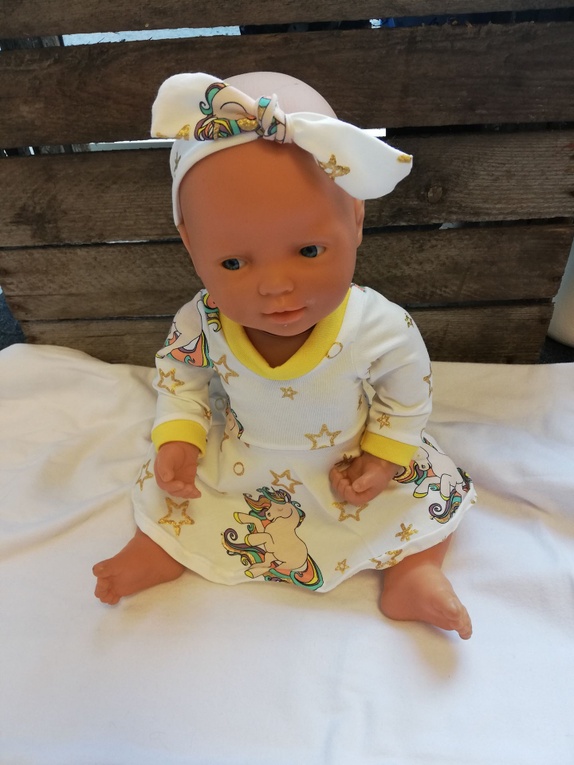 2 delt sett til dukken - Epla