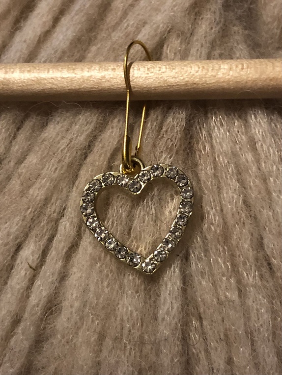 Fint hjerte med bling . Kombimarkør - Epla