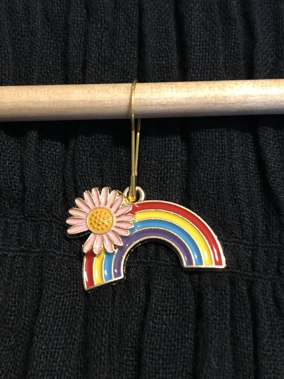 Regnbue med rosa blomst , Kombimarkør - Epla