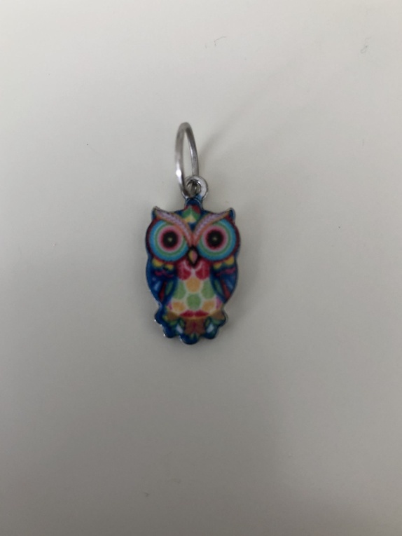 Søte ugler . Blå - Epla