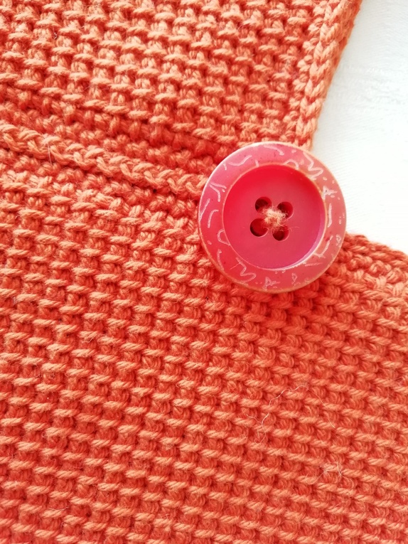 Veske i tunisisk hekling - Epla