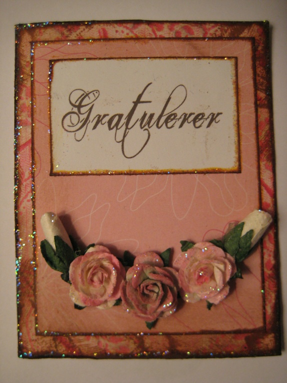 Mini-kort "Gratulerer" - Epla