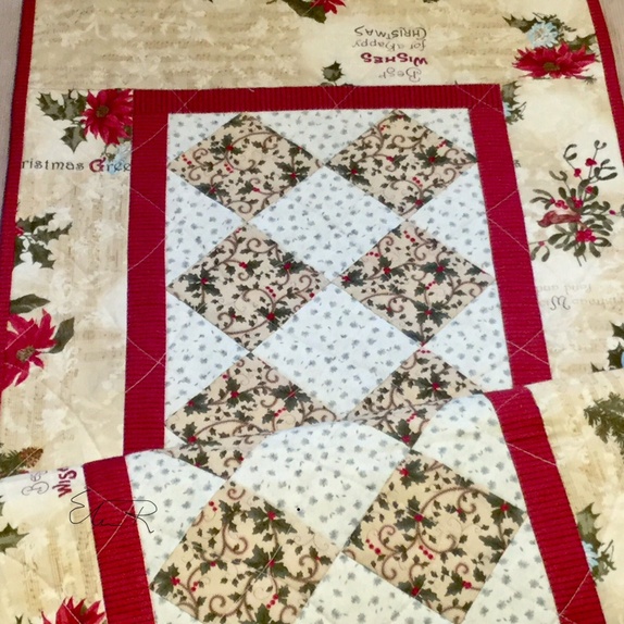 »WISHES» - Patchwork juleløper - Epla