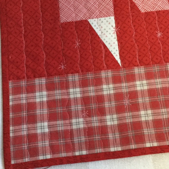 "Julestjerne" - Patchwork brikke - Epla