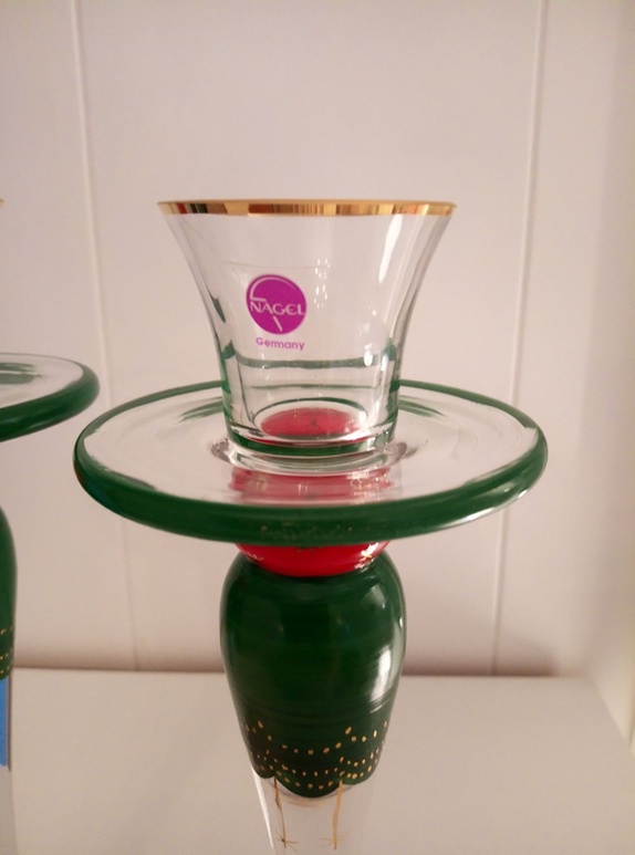 Glass lysestaker. - Epla