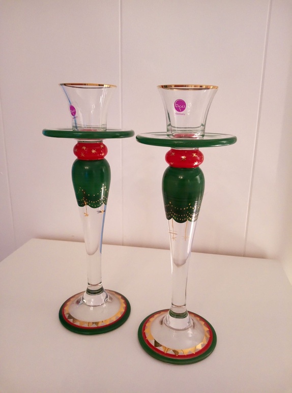 Glass lysestaker. - Epla